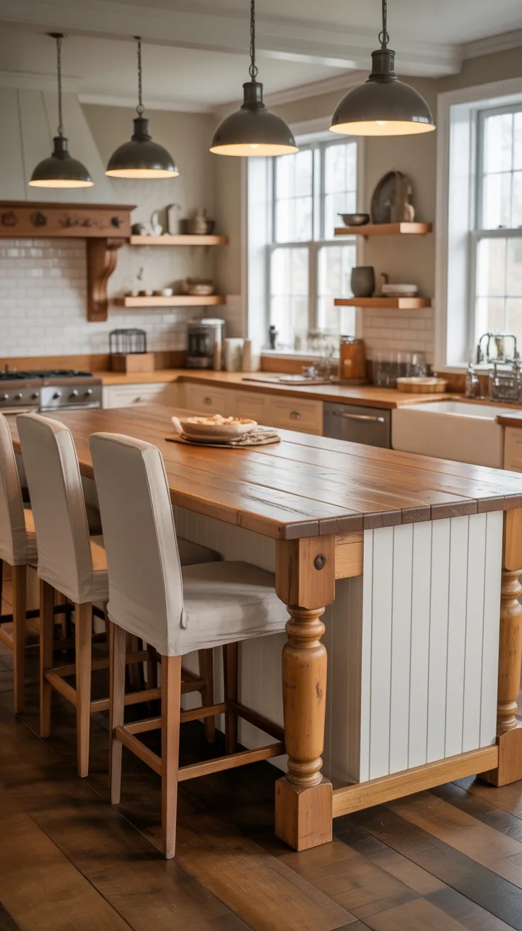 20+ Stunning Kitchen Island Dining Table Ideas & Decor Tips to ...