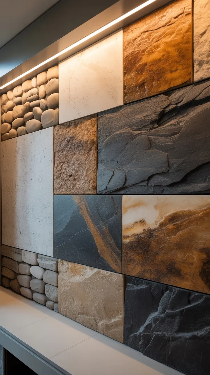 20+ Modern Stone Wall Decor Ideas That Instantly Transform Any Room