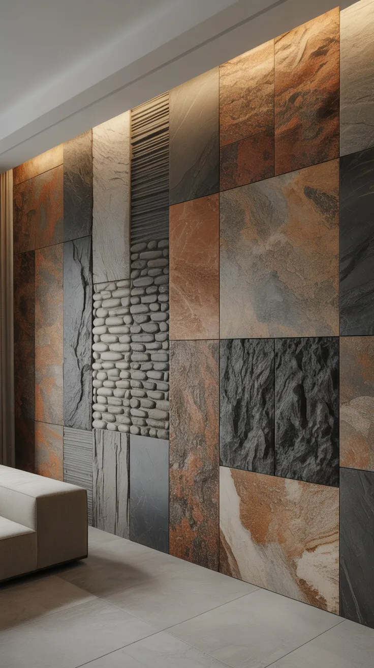 20+ Modern Stone Wall Decor Ideas That Instantly Transform Any Room